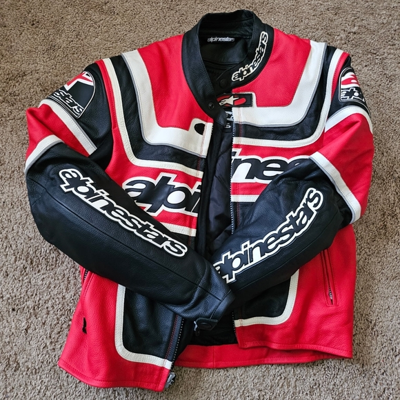 Alpinestars | Jackets & Coats | Alpinestars Red And Black Racing Jacket ...